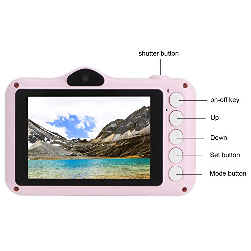 Digital Camera, 3.5 inch Large Screen, Front and Rear Dual Camera, Gifts Toys for 3~10 Year Old Girl Boy