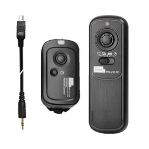 pixel 2.4g wireless remote control dc2 remote shutter release compatible with nikon mc-dc2 z7 z7ii z6 z6ii z5 d5600 d3300 d5000 d5100 d5200 d5300 d90 d7000 d7100 d7200 d7500 d780 d610 d750 p7700 p7800