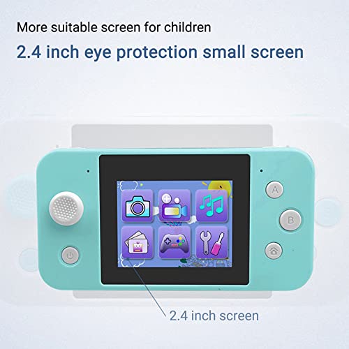 New 1080P Digital Camera for Kids Front 20MP Children's Camera with 2.4in Screen Eye Protection for Boys & Girls Rechargeable Electronic Camera with Easy Game High-Capacity 500mAh