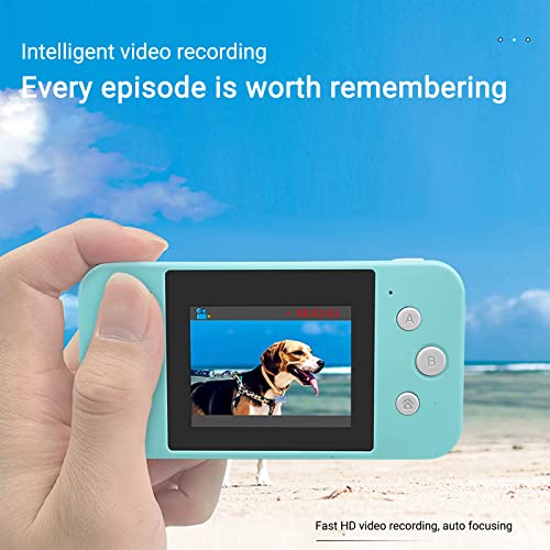 New 1080P Digital Camera for Kids Front 20MP Children's Camera with 2.4in Screen Eye Protection for Boys & Girls Rechargeable Electronic Camera with Easy Game High-Capacity 500mAh