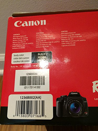 Canon Digital Rebel XTi 10.1MP Digital SLR Camera (Black Body Only)