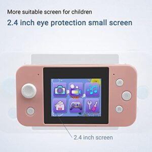 New 1080P Digital Camera for Kids Front 20MP Children's Camera with 2.4in Screen Eye Protection for Boys & Girls Rechargeable Electronic Camera with Easy Game High-Capacity 500mAh