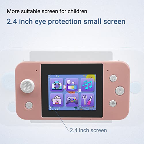 New 1080P Digital Camera for Kids Front 20MP Children's Camera with 2.4in Screen Eye Protection for Boys & Girls Rechargeable Electronic Camera with Easy Game High-Capacity 500mAh