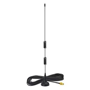 bingfu dual band vhf uhf 136-174mhz 400-470mhz ham radio antenna handheld two way radio magnetic base sma female antenna for kenwood wouxun baofeng bf-f8hp uv-5r uv-82 bf-888s ham radio walkie talkie