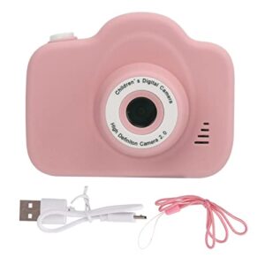 rvsky camera accessories cartoon child camera kids gift high one key video recording kids mini camera camera tools,camera filming accessoriez(粉色)