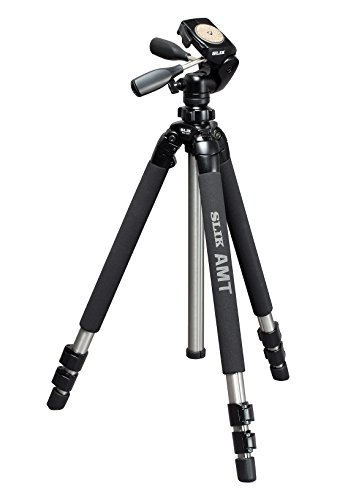 SLIK Pro 700 DX Tripod with 700DX 3-Way, Pan-and-Tilt Head - Titanium