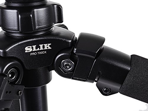 SLIK Pro 700 DX Tripod with 700DX 3-Way, Pan-and-Tilt Head - Titanium