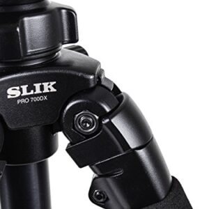 SLIK Pro 700 DX Tripod with 700DX 3-Way, Pan-and-Tilt Head - Titanium