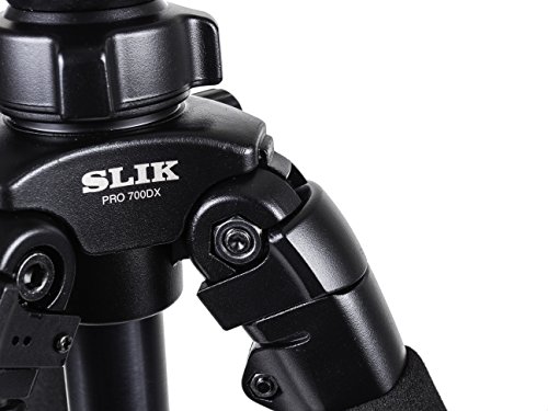 SLIK Pro 700 DX Tripod with 700DX 3-Way, Pan-and-Tilt Head - Titanium