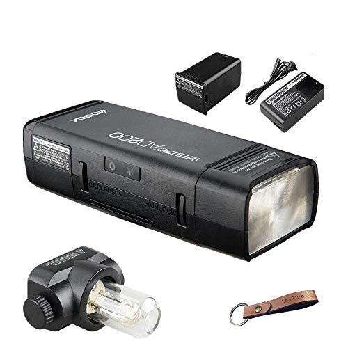 GODOX AD200 TTL 2.4G HSS 1/8000s Pocket Flash Light Double Head 200Ws with 2900mAh Lithium Battery Strobe Flash