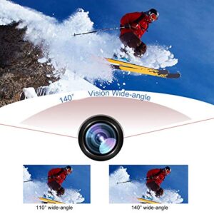 Jopwkuin 1080P Camera, Large Capacity Ultra HD Camera Multi-Functions LCD Screen Camera for Outdoor(Black)