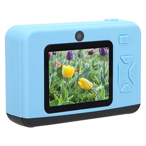 Kids Camera, 20MP HD Children Digital Camera with 2.0" IPS Display Screen, Cartoon Style Digital Video Camera with front and rear dual camera, Gifts for 3-12 Years Old(blue)