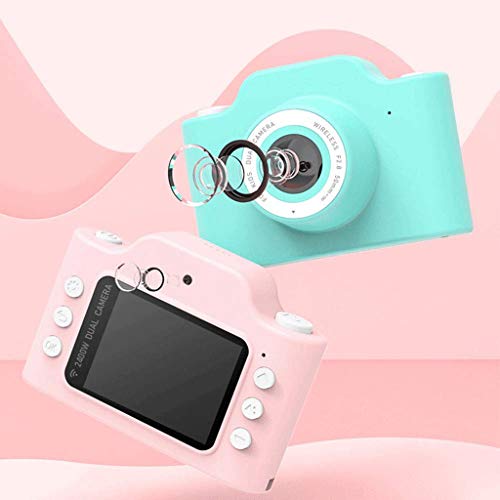 LKYBOA Kids Camera for Girls Gifts HD Screen Kids Video Camera Anti-Drop Children Selfie Toy Camera Mini Cartoon Child Yellow, Blue, Pink