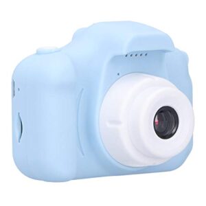 pusokei kids camera, 2.0in ips screen 1080p hd kids digital camera video recording camera toy, 20mp children digital camera for girls and boys(blue)