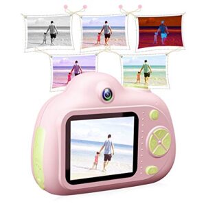 LKYBOA Children's Camera Can Take Pictures Digital Camera Baby High-Definition Small SLR Girl Birthday Gift (Color : B)