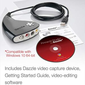 Pinnacle Dazzle DVD Recorder HD | Video Capture Device + Video Editing Software [PC Disc]