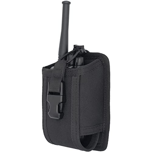 Dotacty Universal Radio Holder Tactical Radio Pouch for Duty Belt Two Ways Radio Case Carrier Heavy Duty Walkie Talkies Nylon Holster Carry Bag for Police LE Security Safety Firefighter Rescue Outdoor