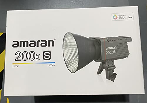 Aputure Amaran 200x S 200xs 200x-s 200W Bi-Color LED Video Light, DC/AC Power Supply, Bluetooth App Control, CRI95+ TLCI98+, 9 Lighting Effects for Filmmaking Studio Photography (200x Upgrade 2023)