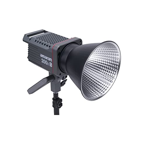 Aputure Amaran 200x S 200xs 200x-s 200W Bi-Color LED Video Light, DC/AC Power Supply, Bluetooth App Control, CRI95+ TLCI98+, 9 Lighting Effects for Filmmaking Studio Photography (200x Upgrade 2023)