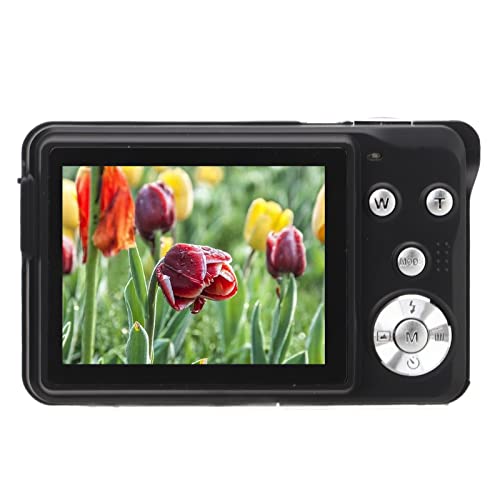 2.7Inch Screen Digital Camera, 48MP Image 2.7K Video Resolution 16X Digital Zoom Built in Fill Light, Face Recognition Digital Camera for Children