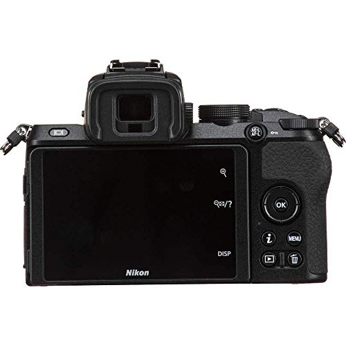 Nikon Z 50 Mirrorless Digital Camera (Body Only) (1634) + FTZ Mount Adapter + 2 x EN-EL25 Battery + 64GB Card + Case + Corel Software + LED Light + HDMI Cable + More (International Model) (Renewed)