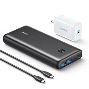 Anker Portable Charger, 737 Power Bank (PowerCore III Elite 26K) Combo with 65W PD Wall Charger, Power IQ 3.0 Battery Pack for MacBook Pro/Dell XPS, Microsoft Surface, iPad Pro, iPhone 13, and More