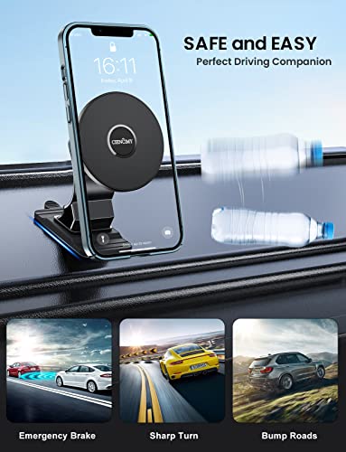 Ciencimy Compatible with Magsafe Car Mount, Magnetic Dashboard Car Mount Fit for MagSafe Case iPhone 14 13 12 Pro Max Mini Plus, 360° Adjustable, Strongest Magnet Magnetic Car Mount for All Phone