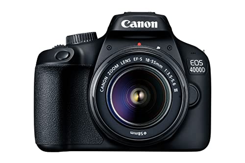 Canon EOS 4000D Kit + EF-S 18-55 DC III, 3011C003 (DC III) (International Model)