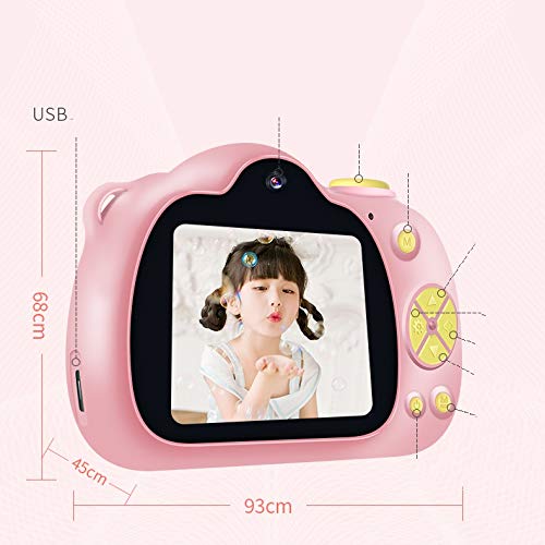 LKYBOA Children's Digital Camera Toy Cartoon Can Take 58 Million Prints for Student Day Gifts (Color : B)