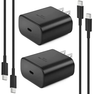 45w usb c charger samsung super fast charger type c wall charger for samsung galaxy s23 ultra/s23/s23+/s22/s22 ultra/s22+, note 10/note 10+/note 20/s20/s21/s10/s9/s8, 2pack