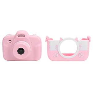 Children Digital Camera, Easy to Use Durable Touch Screen Children Camera Toddler Video Recorder for Birthday Gifts(Pink)