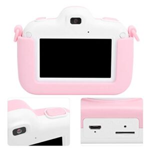 Children Digital Camera, Easy to Use Durable Touch Screen Children Camera Toddler Video Recorder for Birthday Gifts(Pink)