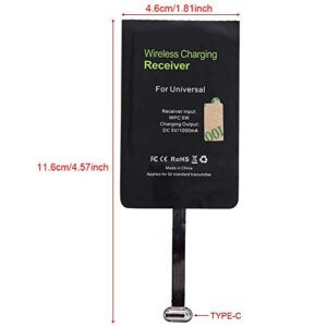 Type C Wireless Charging Receiver, USB C Qi Wireless Charging Receiver Module for Smartphone with Type C Interface