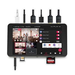 yololiv yolobox portable live stream studio equipment encoder switcher recorder monitor 4 in 1 4g north america