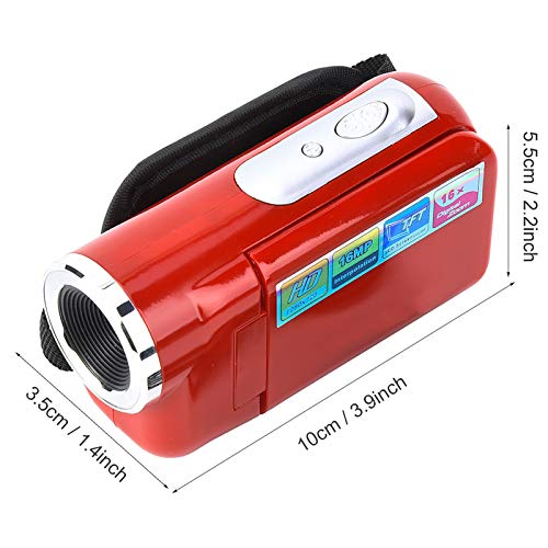 Aoutecen Camera, Digital Video Camera Can Be Played Back and Deleted Video Camera for Cultivate Children's Interest in Photography and Children's Brains(red)