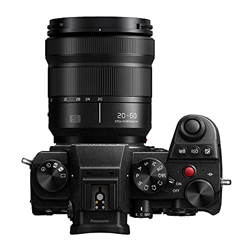 Panasonic LUMIX S5 4K Mirrorless Full-Frame L-Mount Camera with 20-60mm Lens and LUMIX S Series 85mm f/1.8 and Extra DMW-BLK22 Battery Bundle (3 Items)