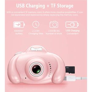 LKYBOA Child Camera -Kids Digital Camera for Girls Age 3-10, Toddler Cameras Mini Cartoon Rechargeable Video Camera with Screen and (Color : Multi-Colored)