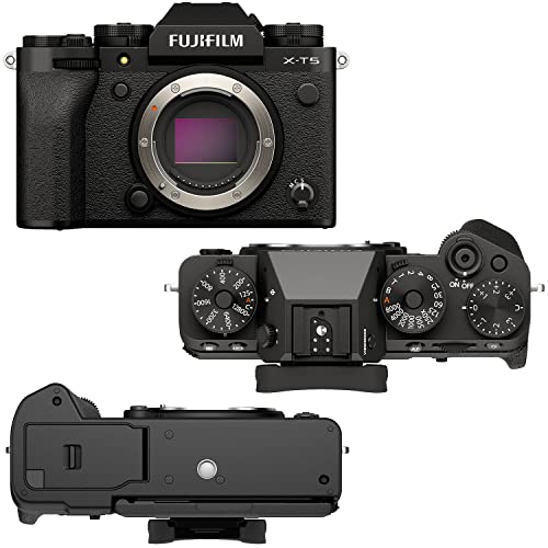 Ultimaxx Essential FUJIFILM X-T5 (Black, Body Only) Bundle - Includes: 32GB Extreme Pro Memory Card, Replacement Battery, Water-Resistant Gadget Bag, High-Speed Memory Card Reader & More (20pc Bundle)