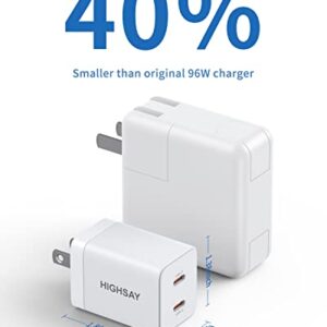 USB C Charger Block PD 3.0 Double C Charger Block 40W Fast Charger Dual USB C Wall Plug w/Foldable Plug, 2-Port (20W+20w) Charger Block USB C for iPhone 14/13 Pro Max, iPad, Galaxy, Pixel etc.