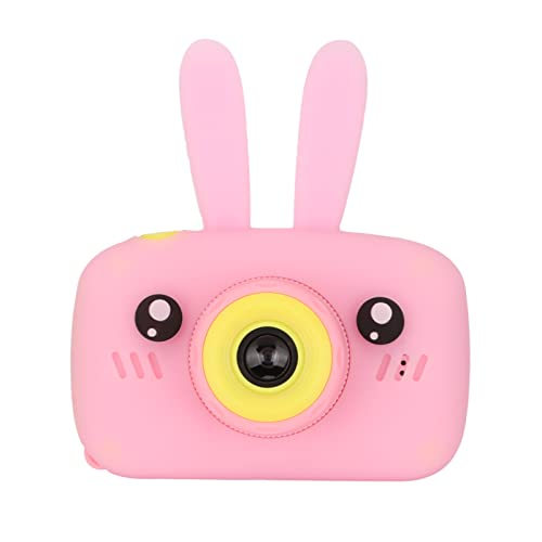 Toddlers Camera, Interactive Kids Digital Camera Toy Portable Mini Bunny Appearance Shockproof with Lanyard Charging Cable for Girl