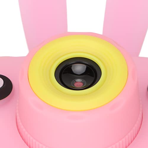 Toddlers Camera, Interactive Kids Digital Camera Toy Portable Mini Bunny Appearance Shockproof with Lanyard Charging Cable for Girl