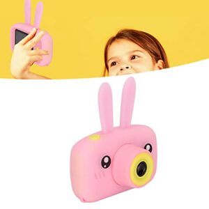 Toddlers Camera, Interactive Kids Digital Camera Toy Portable Mini Bunny Appearance Shockproof with Lanyard Charging Cable for Girl