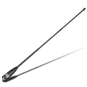 authentic genuine nagoya na-771 15.6-inch whip vhf/uhf (144/430mhz) antenna sma-female for btech and baofeng radios