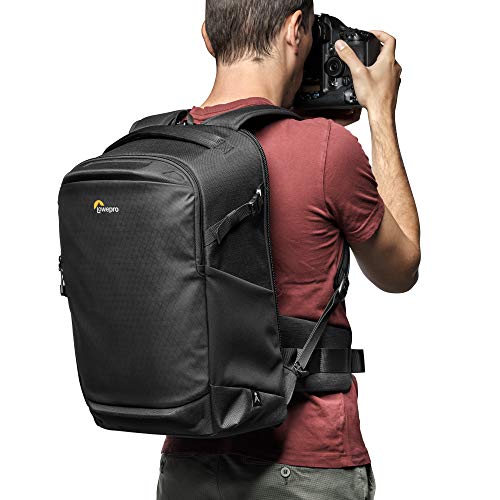 Lowepro Flipside BP 400 AW III Mirrorless and DSLR Camera Backpack - Black - with Rear Access - with Side Access - with Adjustable Dividers - for Mirrorless Like Sony α7 - LP37352-PWW