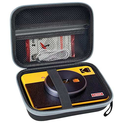 Print Camera Case for Kodak Mini Shot 3 Retro 4PASS Wireless Instant Camera & Photo Printer, Picture Printer Carrying Storage Bag Holder Fits for Kodak Mini 3 Retro (Box Only)