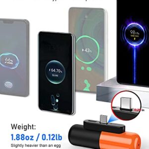 Cute Portable Charger for Android Phone 5000mAh Mini Power Bank USB C Compatible with Samsung Galaxy S22 Z Flip3 S20,S10,S9,S8,Note 20/10/9/8,Moto Z3/2,LG V35/G8/7/5,Nintendo Switch,Google Phone etc