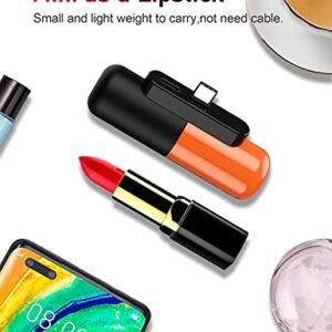 Cute Portable Charger for Android Phone 5000mAh Mini Power Bank USB C Compatible with Samsung Galaxy S22 Z Flip3 S20,S10,S9,S8,Note 20/10/9/8,Moto Z3/2,LG V35/G8/7/5,Nintendo Switch,Google Phone etc