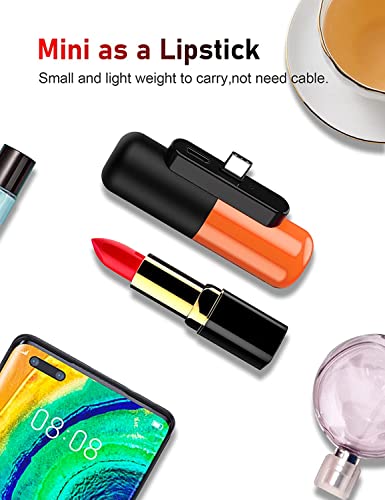 Cute Portable Charger for Android Phone 5000mAh Mini Power Bank USB C Compatible with Samsung Galaxy S22 Z Flip3 S20,S10,S9,S8,Note 20/10/9/8,Moto Z3/2,LG V35/G8/7/5,Nintendo Switch,Google Phone etc