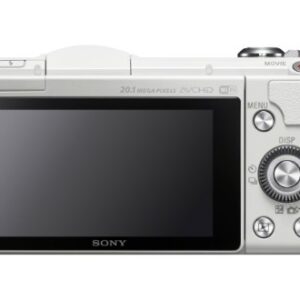 Sony Alpha a5000 Mirrorless Digital Camera with 16-50mm OSS Lens (White) (Renewed)