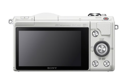 Sony Alpha a5000 Mirrorless Digital Camera with 16-50mm OSS Lens (White) (Renewed)